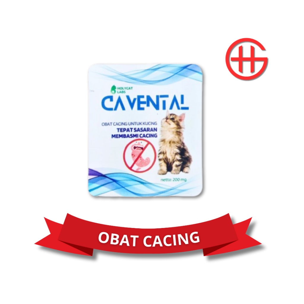 Jual GH Obat Cacing Kucing CAVENTAL 200mg Tablet | Ampuh Basmi Cacingan ...