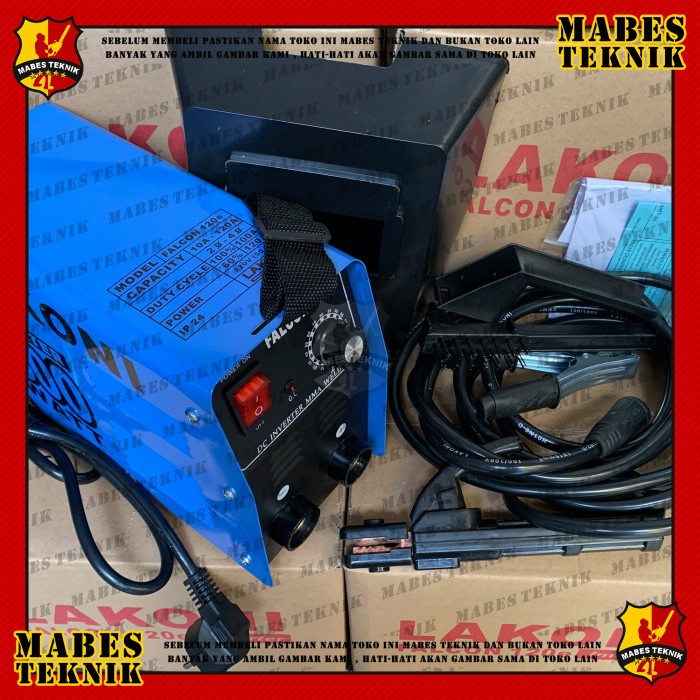 Jual Mesin Las Listrik Lakoni Falcon 120 E / 120E - Trafo Las 900 Watt 120A | Shopee Indonesia