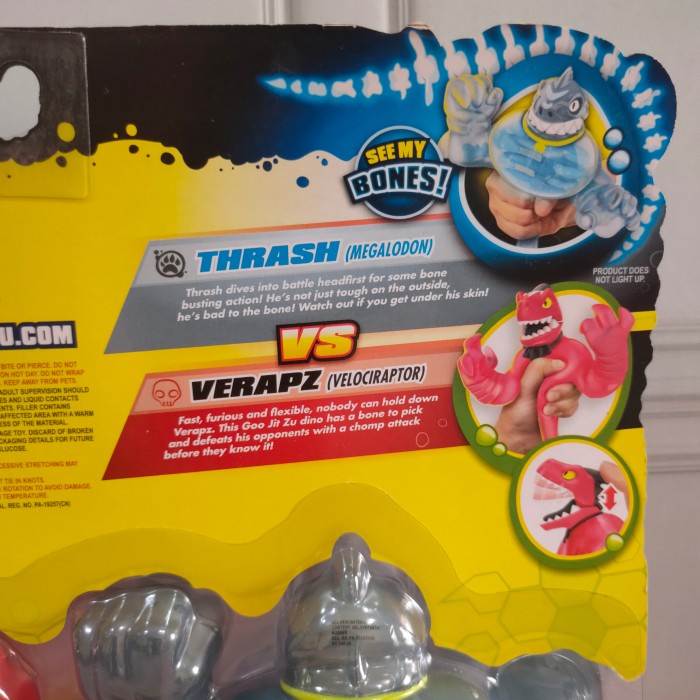 Jual goo jit zu dino x-ray bones chomp thrash vs verapz | Shopee Indonesia