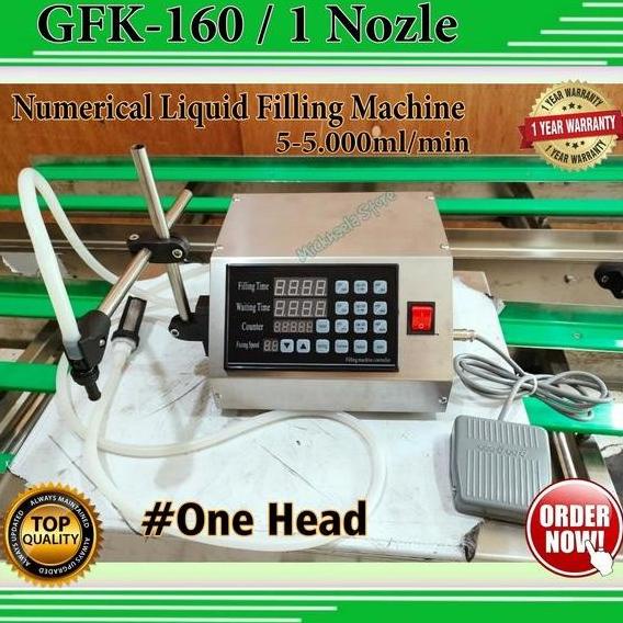 Jual Mesin Filling Liquid Gfk-160 1Nozle / Mesin Pengisi Cairan 1 Nozle | Shopee Indonesia