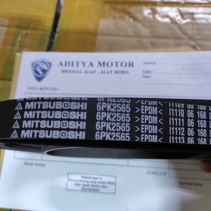 Jual Fan Belt Van Belt V-Belt Mitsubishi Lancer Ex Evo 10 6Pk 2565 Kode ...