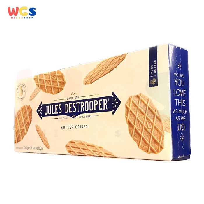 Jual Jules Destrooper Butter Crisps Wafer Biscuits 100G | Shopee Indonesia