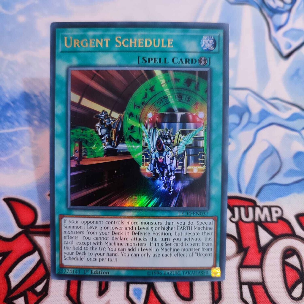 Jual yugioh urgent schedule LED4 ultra rare 1st original | Shopee Indonesia