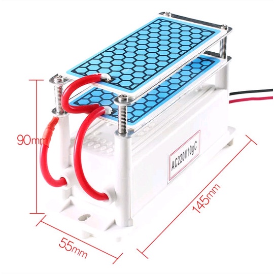 Jual 10G Ozonizer DIY Ozone Generator Portable Ceramic Plate Air ...