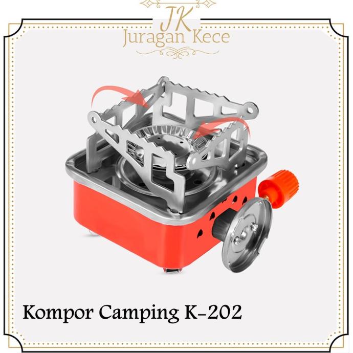 Jual Kompor Camping Mini K-202 Lipat Portable Gas Stove Travel Berkemah | Shopee Indonesia
