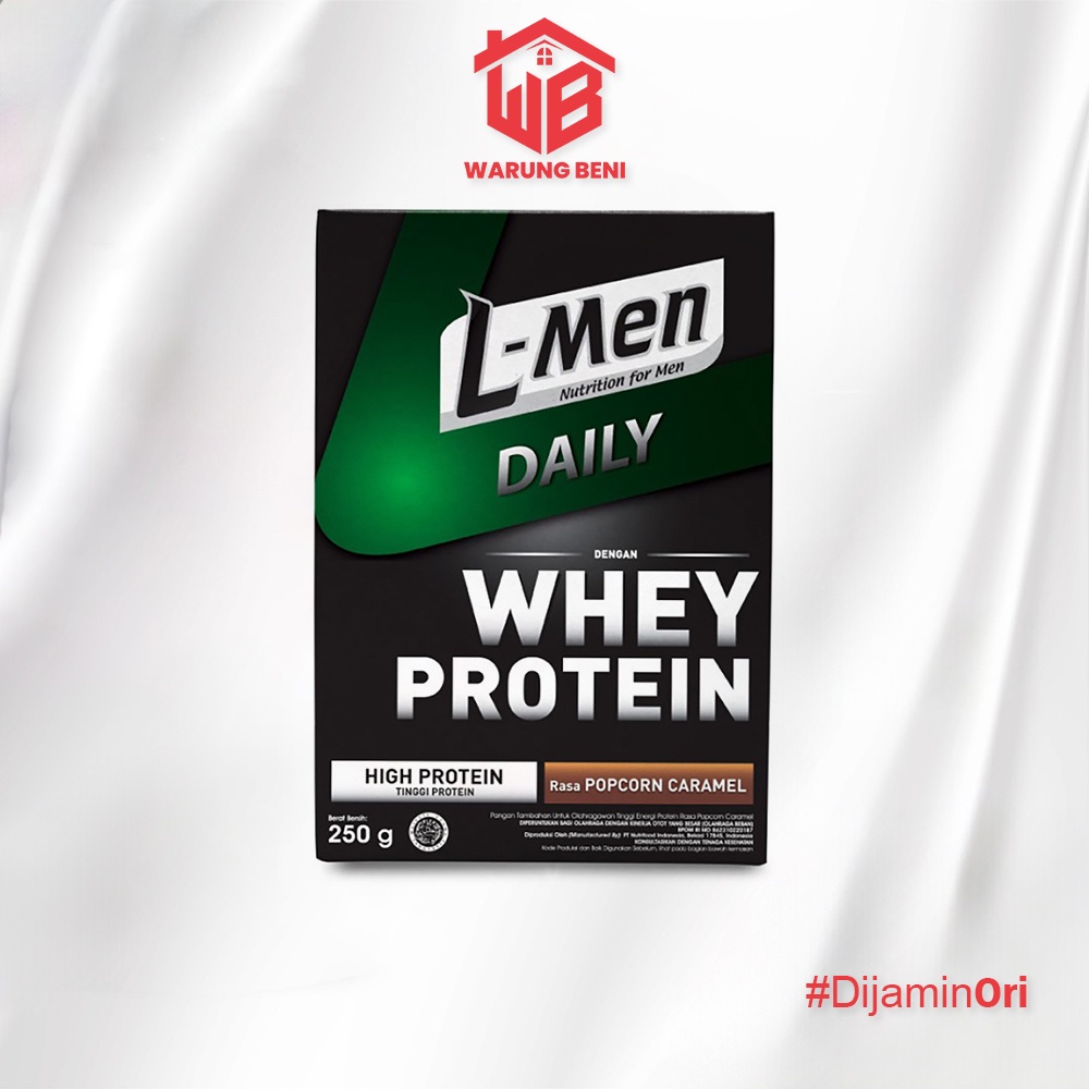 Jual L-Men Daily Susu Sumber Protein Dengan Whey Protein Popcorn ...