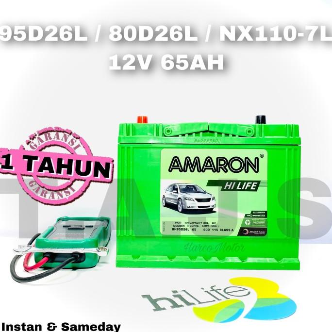 Jual AKI MOBIL MITSUBISHI PAJERO EXCEED 95D26L AMARON HI LIFE GARANSI 1th | Shopee Indonesia