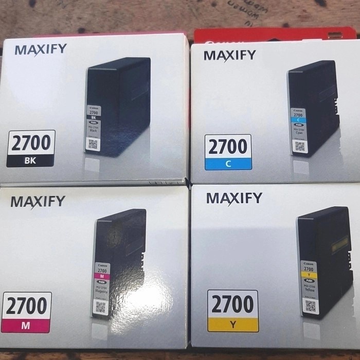 Jual Original Maxify Bk Ib4070 Ib4170 Mb5070 Asli Lengkap4 Warna ...