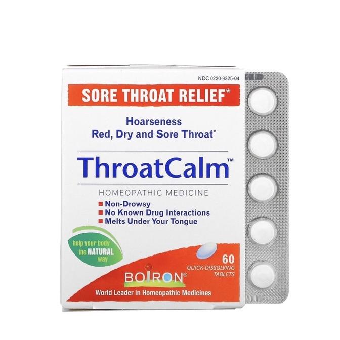 Jual BOIRON THROAT CALM SORE THROAT RELIEF 60 QUICK DISSOLVING TABLETS ...