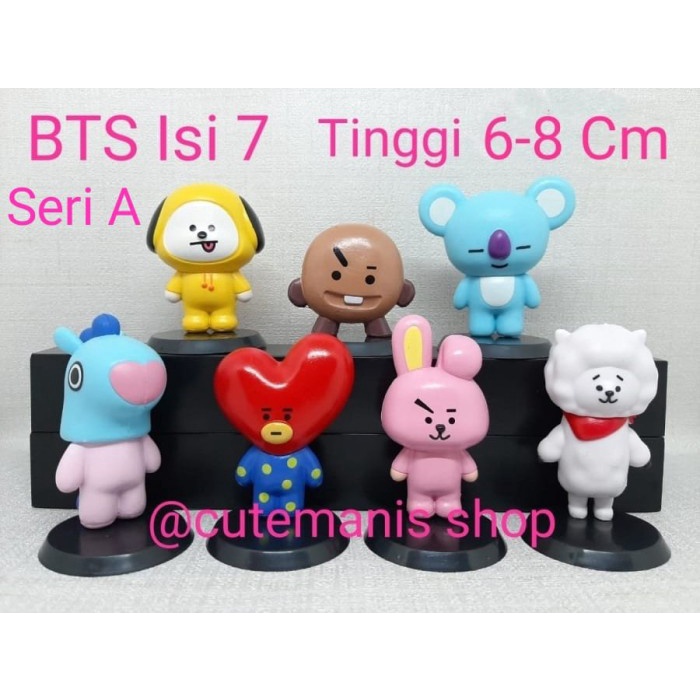 Jual Action Figure Bts Bt21 Army Bangtan Boys Kpop Idol El Topper Cake | Shopee Indonesia