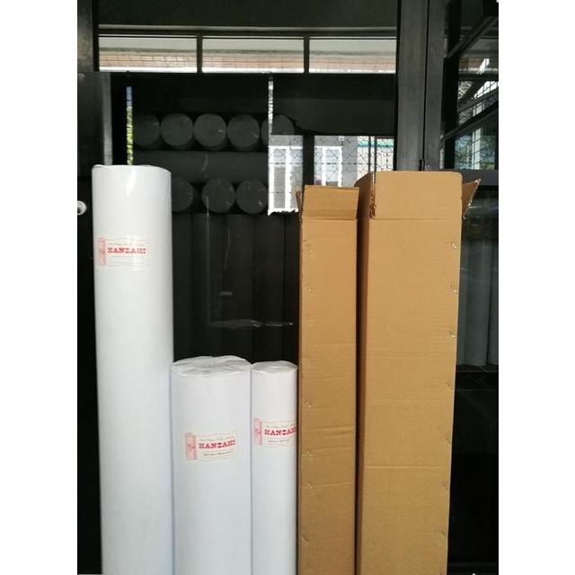 Jual KERTAS HVS ROLL PLOTTER 100 GSM A0 (36") 50 M Instant Only |Top ...