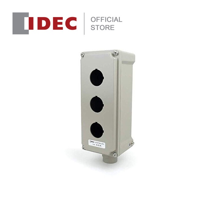 Jual Original Idec Aga311Y Control Box Aluminium 3 Lubang Untuk 30Mm ...