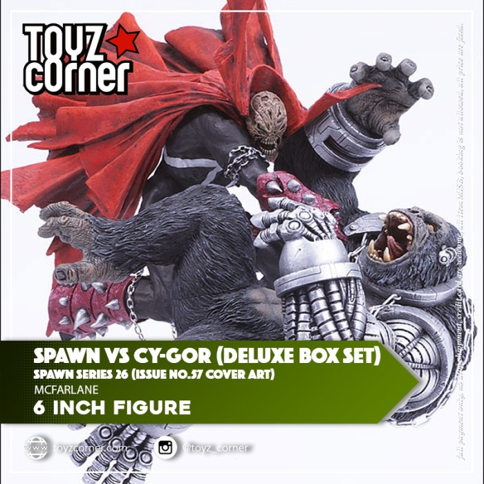 Jual Baru Mcfarlane Toys 6 Inch Figure Spawn Vs Cy-Gor Deluxe Box Set Limited | Shopee Indonesia