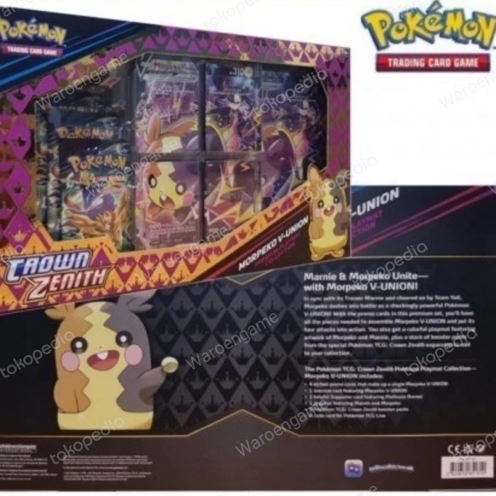 Jual Baru Pokemon Tcg Crown Zenth Merpeko V-Union Premium Playmat ...
