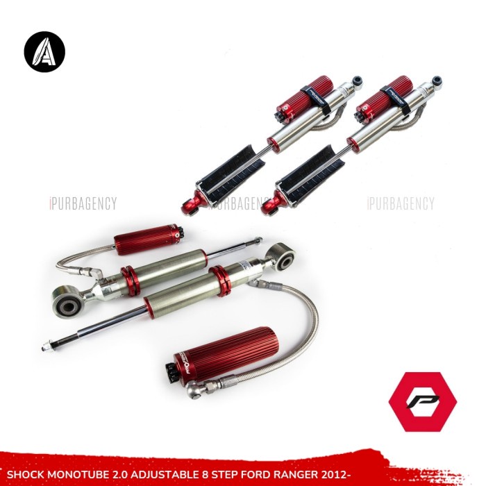 Jual [Original] Profender Shock Monotube 2.0 Adjustable 8 Step Set Ford ...