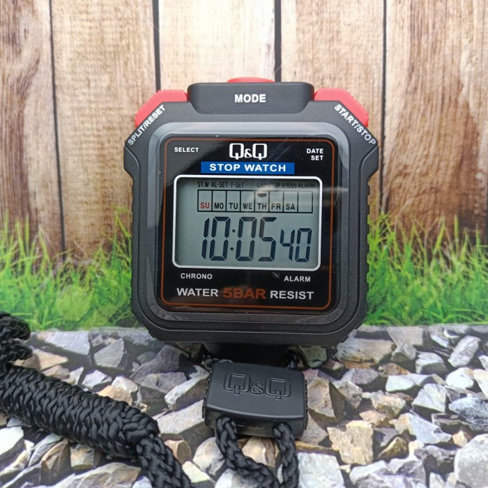 Jual mit Q&Q QQ QnQ Stopwatch Digital Hitam HS43J001Y Original | Shopee ...