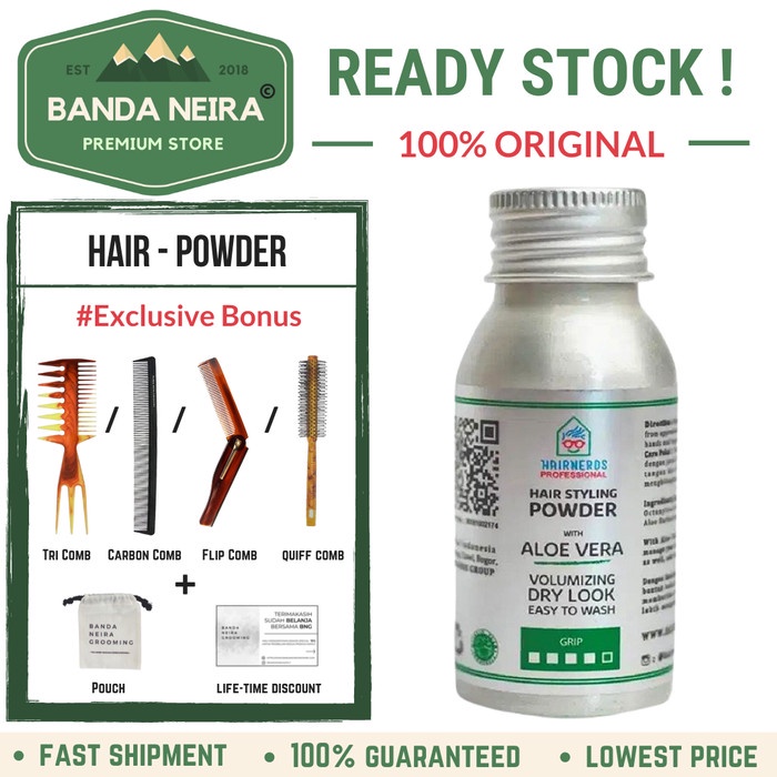Jual Hairnerds Professional Hair Styling Powder | Shopee Indonesia