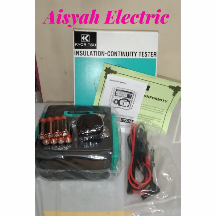 Jual Sale Meger Kyoritsu 3005A Insulation Tester Original Baru Terbaru ...