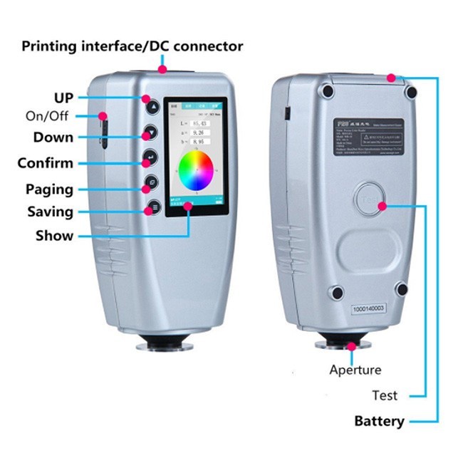Jual Original Colorimeter Wr10 Alat Pengukur Warna Pembaca Warna Color ...