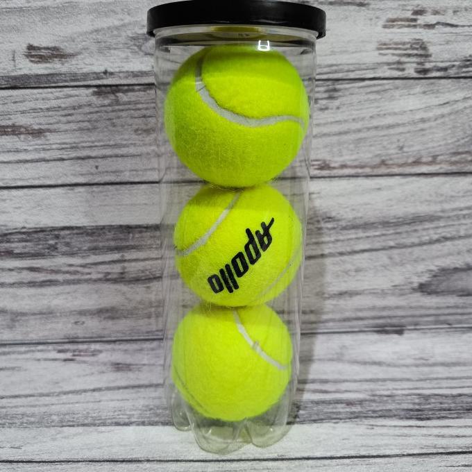 Jual Bola Tenis Lapangan Apollo Isi 3 Original Kode 889 | Shopee Indonesia