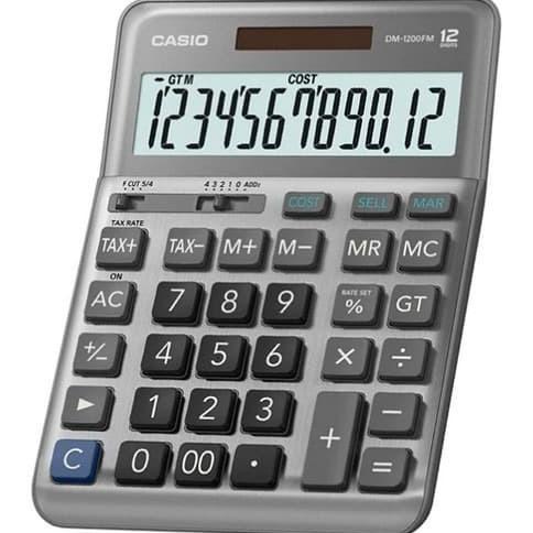 Jual Casio Calculator DM 1200 FM | Shopee Indonesia