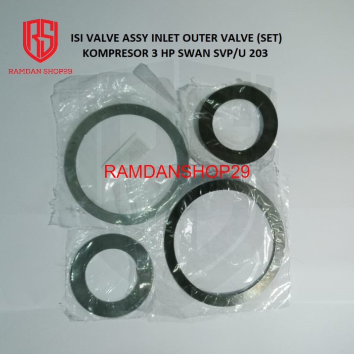 Jual [Original] Isi Valve Assy Inlet Outer Valve Set Kompresor Swan 3 ...