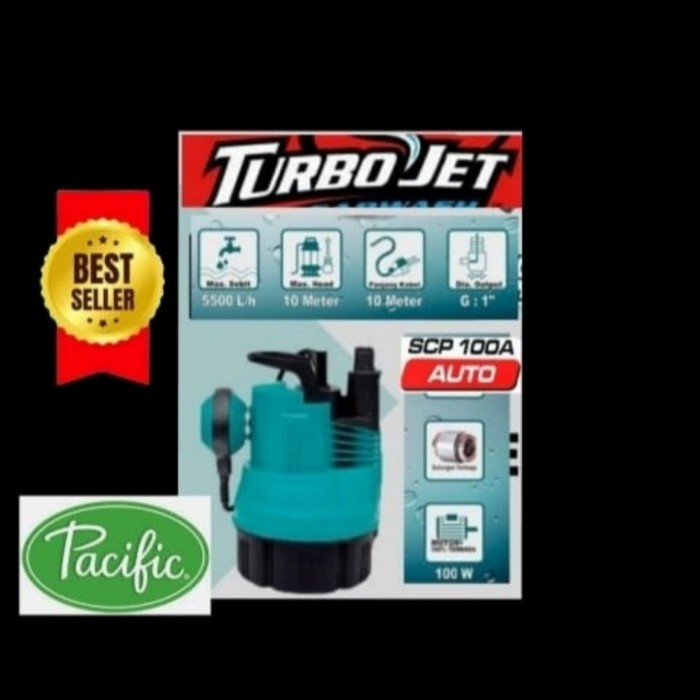 Jual [Original] Pompa Celup Turbo 100 Wat Auto Submersible Wasser Wd ...