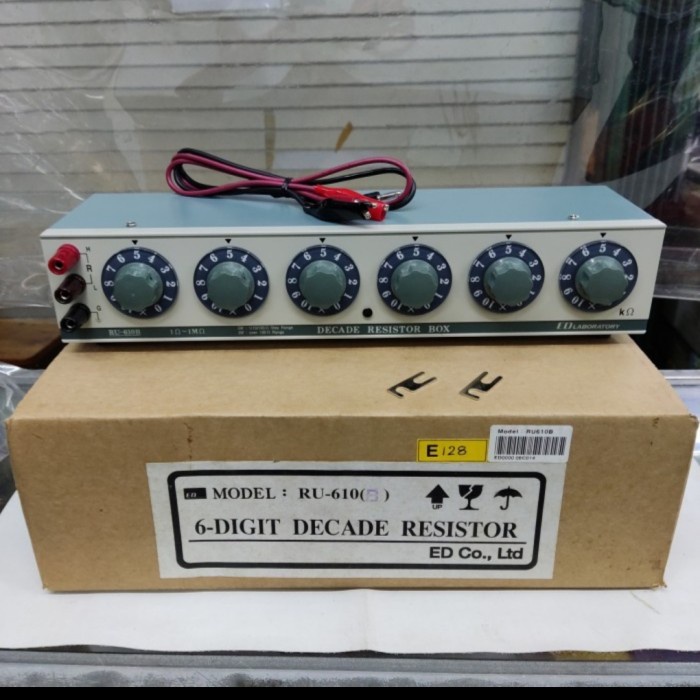 Jual [Original] Decade Resistor Box Ed Laboratory Model Ru-610B Limited ...