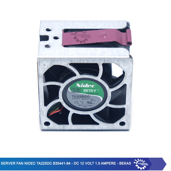 Jual Server Fan NIDEC TA225DC B35441-94 - DC 12 volt 1.5 Ampere - Bekas ...