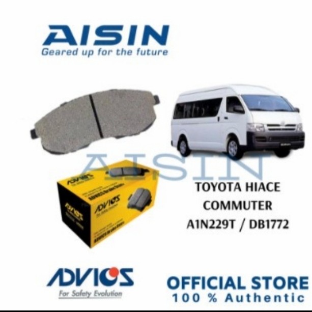 Jual Brake Pad Kampas Rem Depan Hiace Commuter Advics Thailand best ...