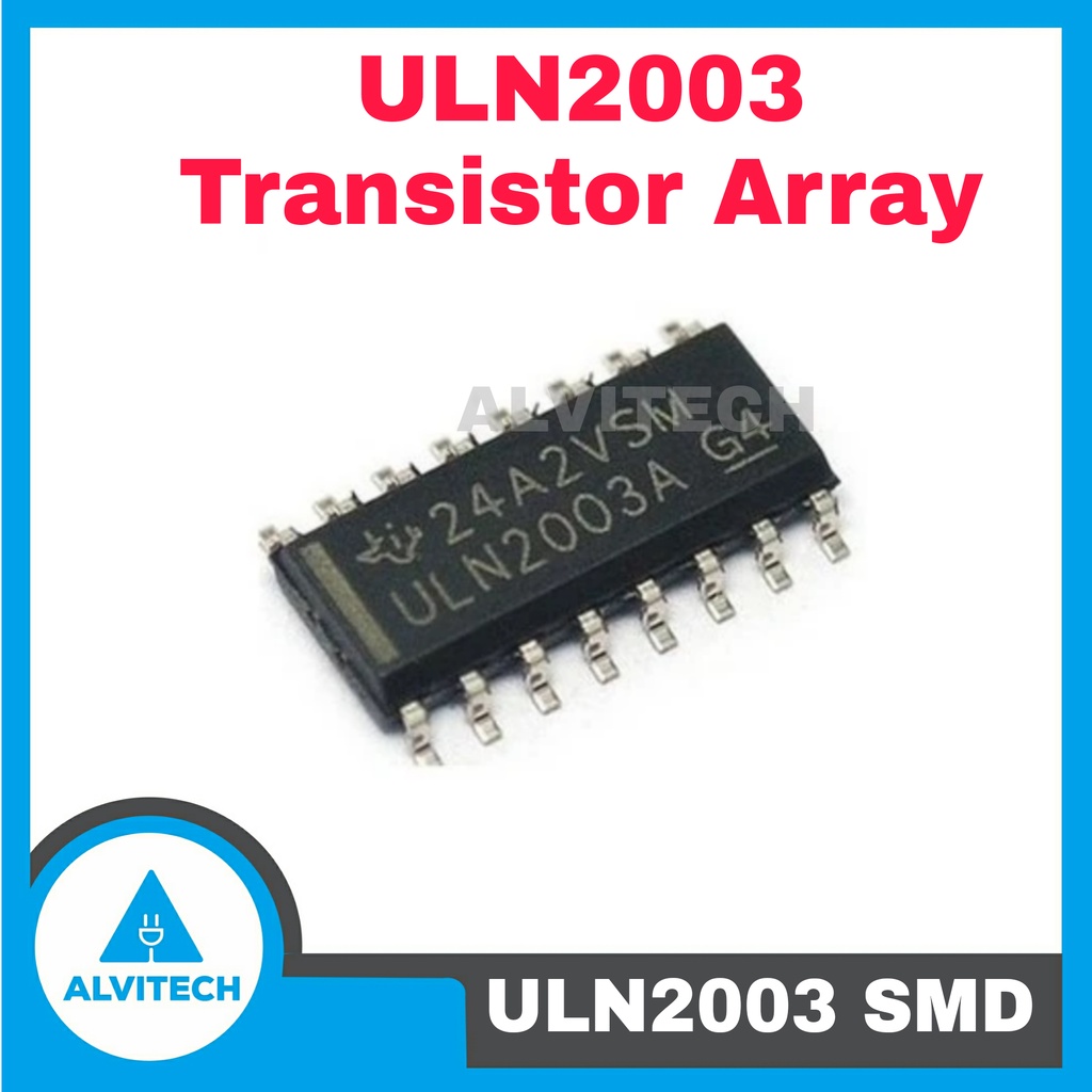 Jual IC ULN2003 SMD SOP-16 NPN Darlington Transistor Array | Shopee Indonesia