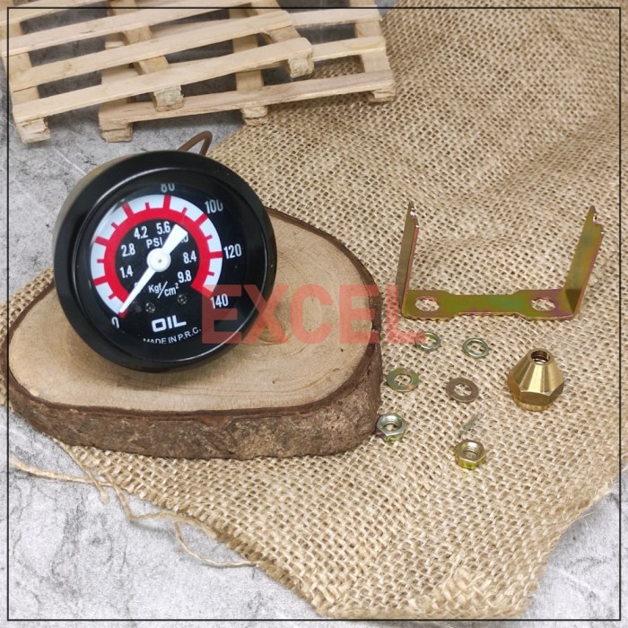 Jual Oil Meter Indikator Pengukur Tekanan Oli Universal - Ampere Oil ...