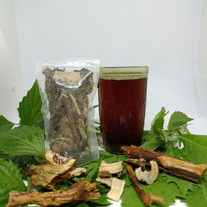 Jual Jamu Kuat Akar Kibesi Bp Danta (1 botol + 3 bungkus bahan mentah ...