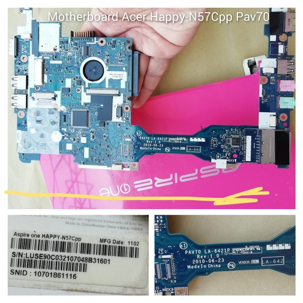 Jual [AZT] Mobo Motherboard Laptop Acer Happy-N57Cpp Mainboard Notebook ...