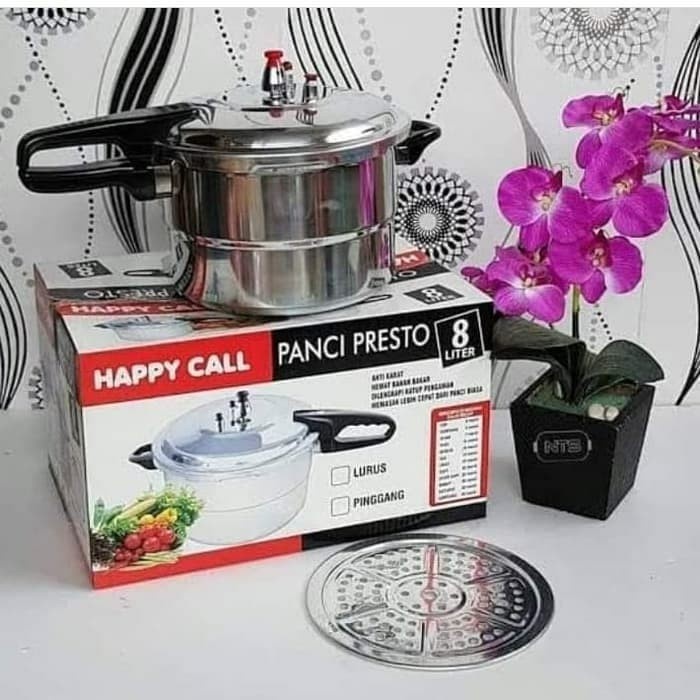 Jual [Ori] Panci Presto Aluminium Happy Call 8 Liter Terbaru | Shopee Indonesia