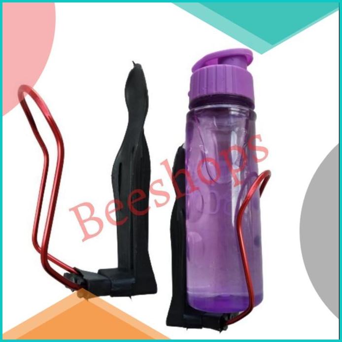 Jual MERAH Tempat Botol Air Motor / Dudukan Tatakan Minum Air BOTOL ...