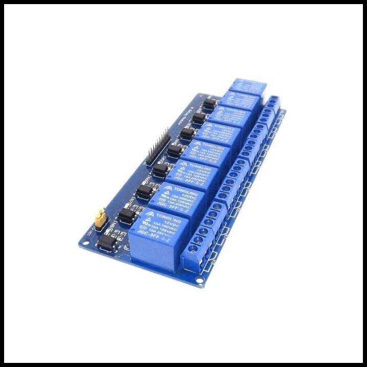 Jual DISKON MODUL RELAY 8 CHANNEL 5V OPTOCOUPLER ( ARDUINO ...