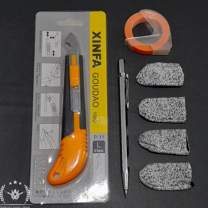 Jual Paket Scribing Panel Line Rakit Gundam Gunpla Toolkit Tools Set ...