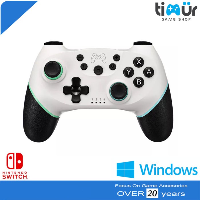 Jual Stick Stik Pro Controller Nintendo Switch Lite Oled Pc N-Sl Putih ...