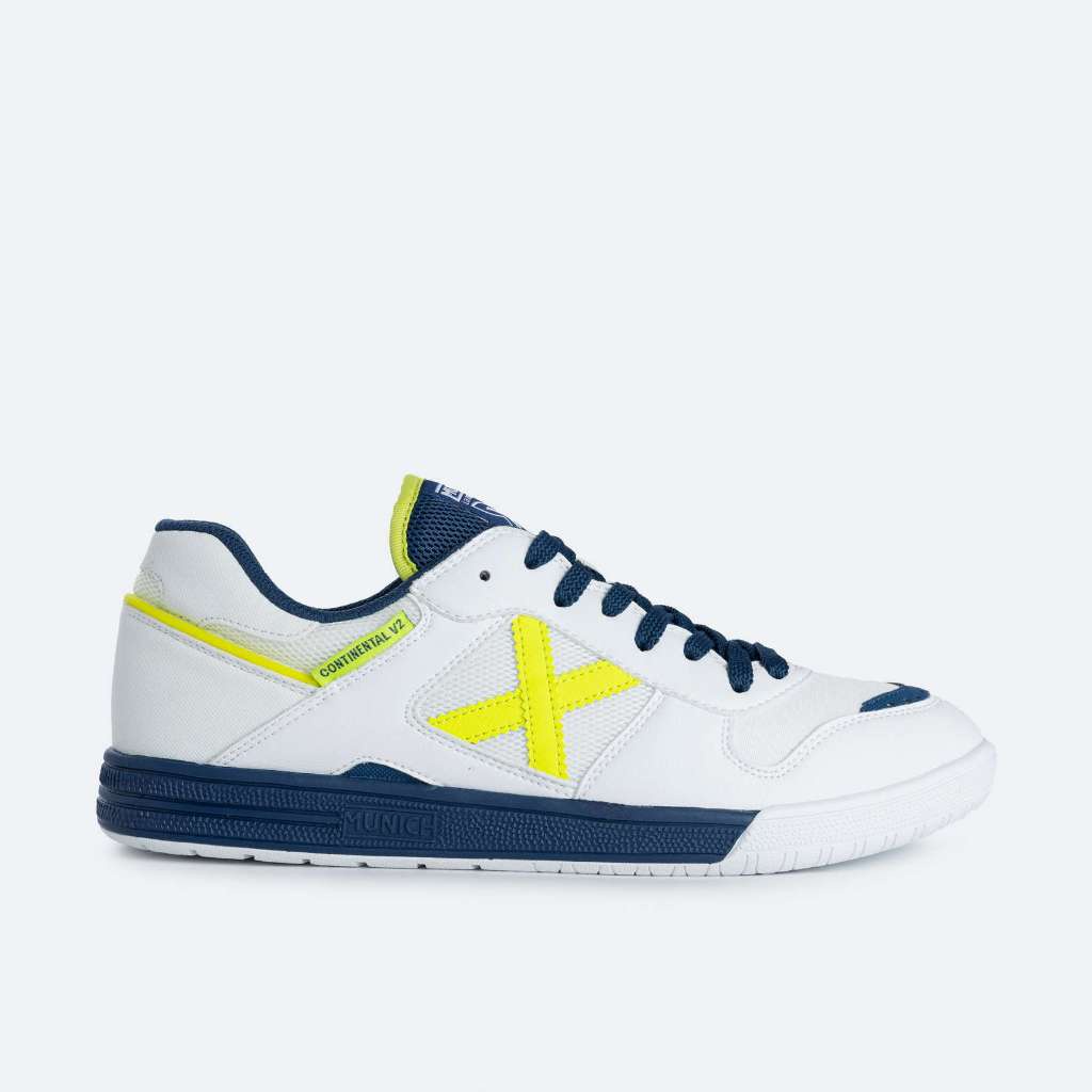 Jual X Munich Sepatu Futsal Continental V2 51 - White Navy | Shopee ...