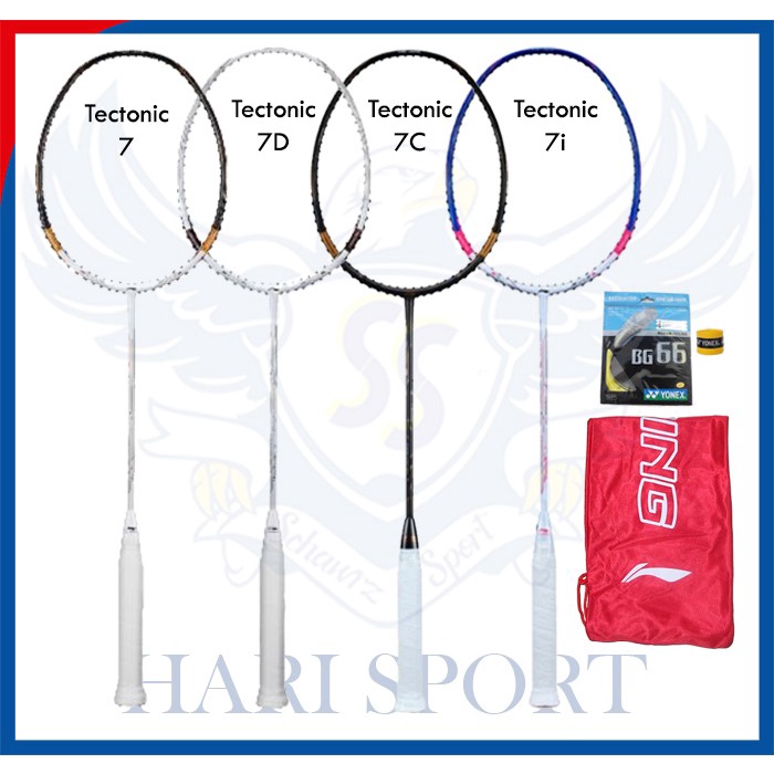 Jual Baru!! LiNing Tectonic 7 7D 7C 7i Raket Badminton Bulutangkis ...