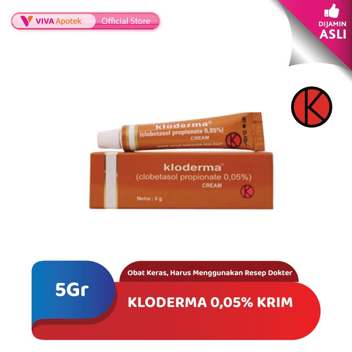 Jual Kloderma 0,05% Krim (5 Gram) | Shopee Indonesia
