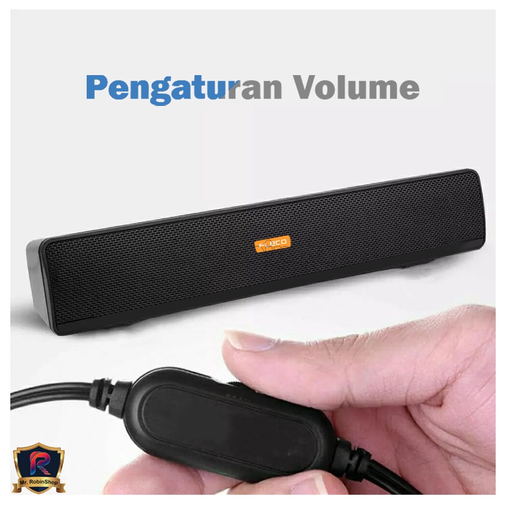 Jual Speaker Soundbar Laptop / Pc / Gang Bass Portable, Power Full Ni ...