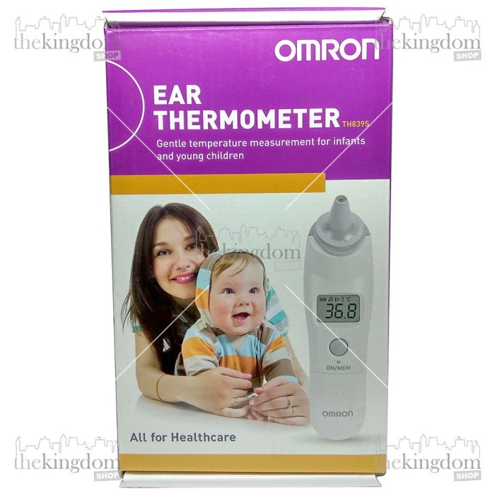 Jual NEW OMRON TH-839S EAR THERMOMETER TERMOMETER TELINGA DIGITAL TH ...