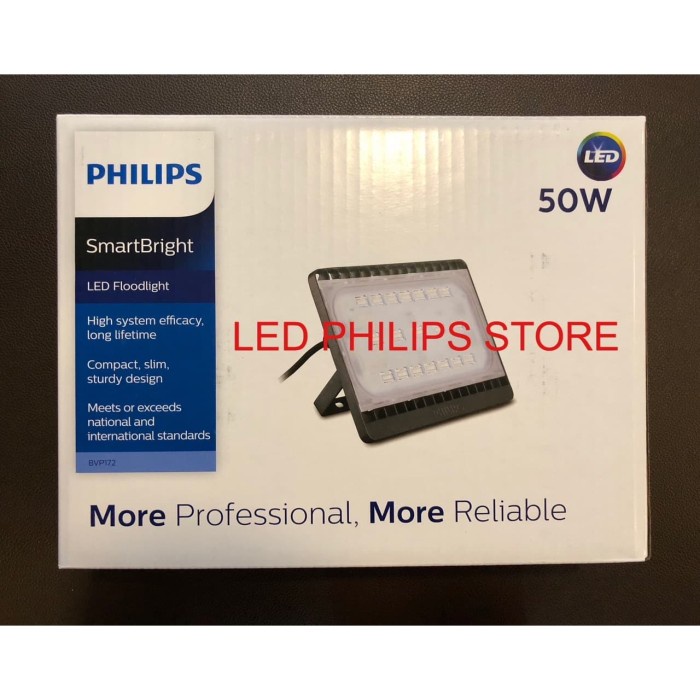 Jual Lampu Led Philips Sorot Bvp172 50Watt 50 Watt 50W 50 W (Putih) Terlariss !! | Shopee Indonesia