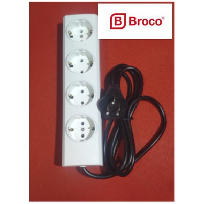 Jual Colokan Listrik Plug Australia New Zealand Broco 4 Lubang | Shopee ...