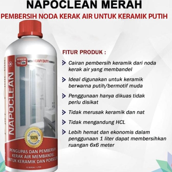 Jual BAHAN TERBAIK NAPOCLEAN HEAVY DUTY 1 LITER - PEMBERSIH KERAK DI ...