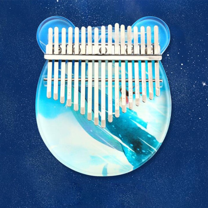 Jual Kalimba - Kalimba Kitty Bear Alat - Olla 17 Kalimba Acrylic Musik ...