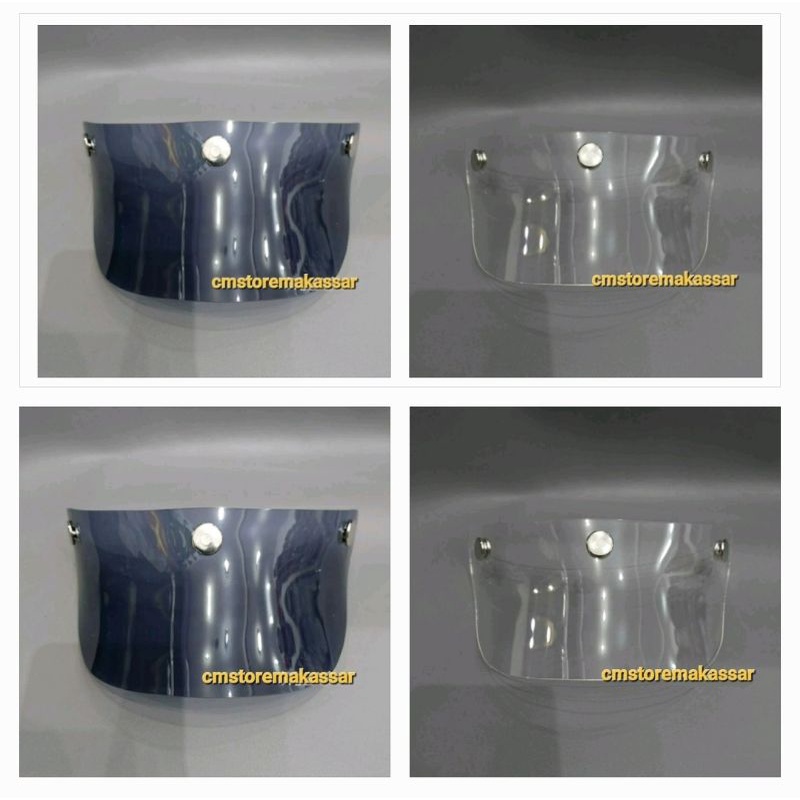 Jual Pet Helm Topi Helm Transparan Model Baru untuk Helm Bogo Retro ...