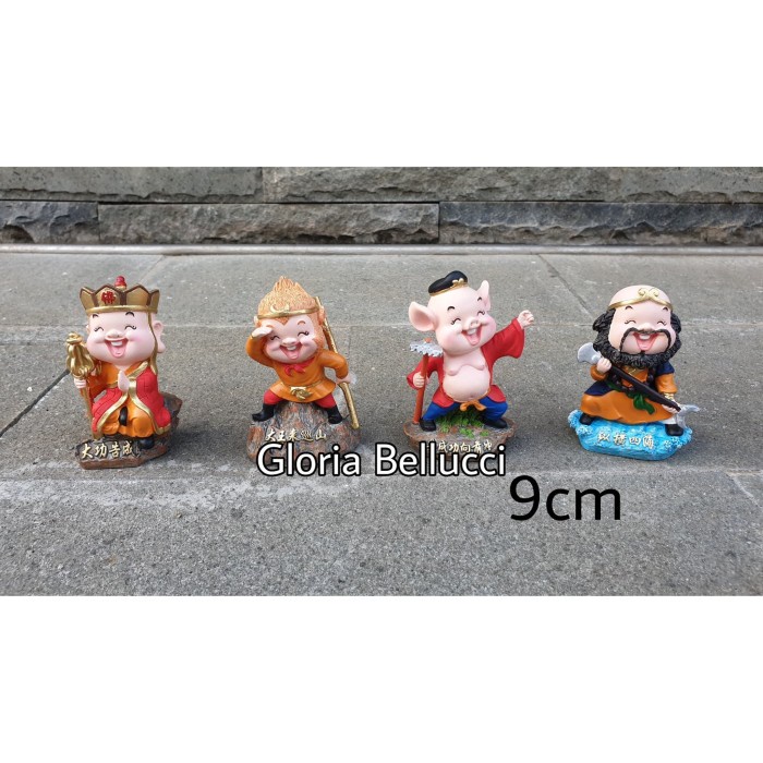 Jual Ni-Ng patung pajangan cu pat kai miniatur pat kay kera sakti ...